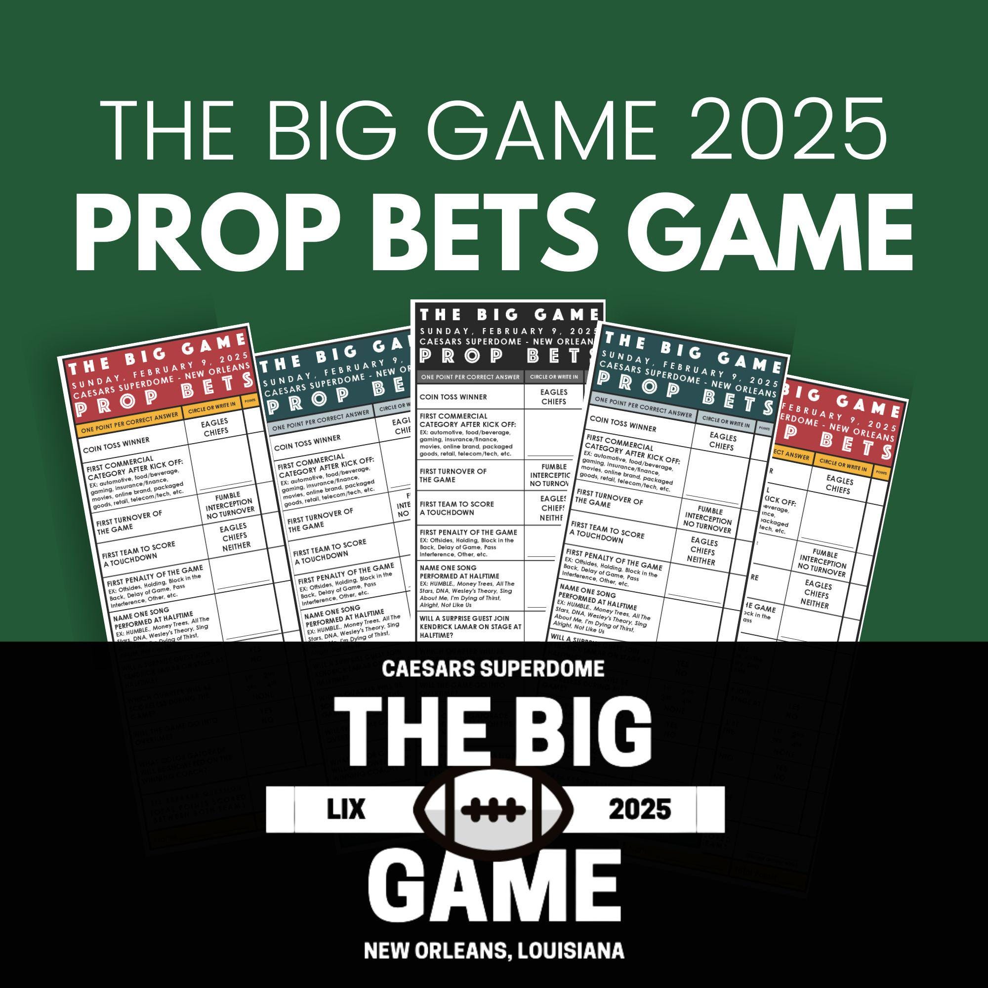 Super Party Bundle 2025 / Bingo / Predictions / Football Squares / BIG ...
