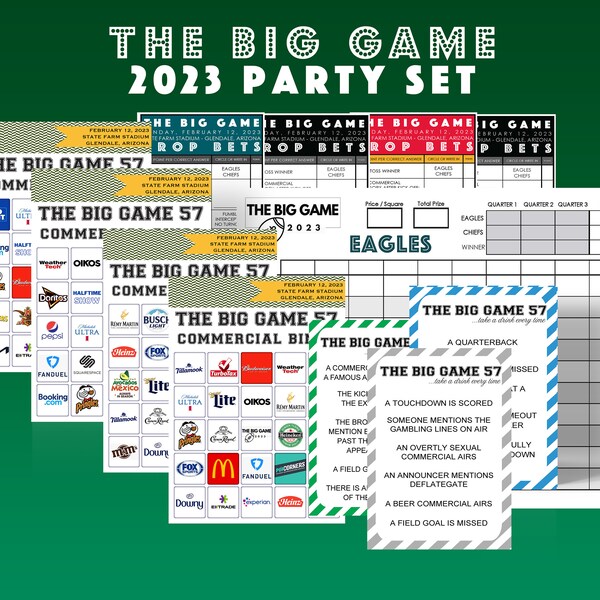 Eagles Bingo Game Etsy eagles-bingo-game-etsy