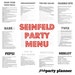 Seinfeld Party Menu Signs / Festivus Party /download + Print / SEINFELD ...
