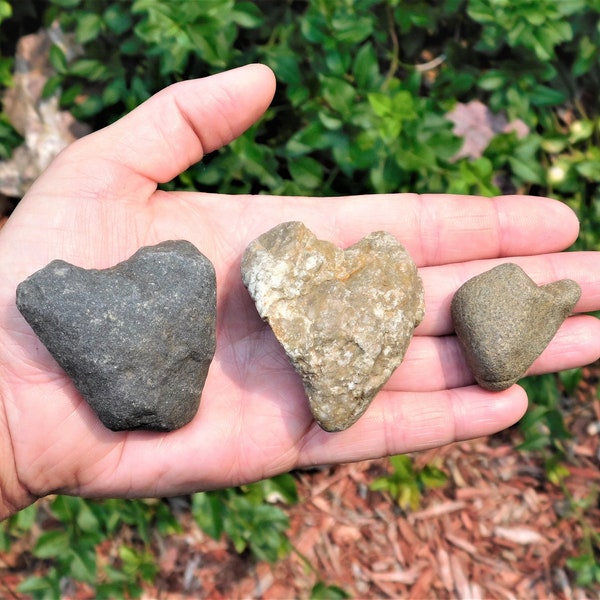 Heart Shaped Rocks - Etsy