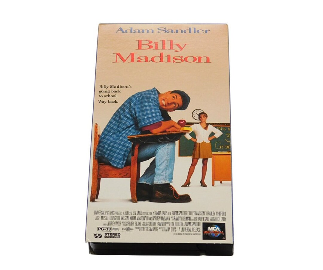 Billy Madison VHS Movie Video - Etsy