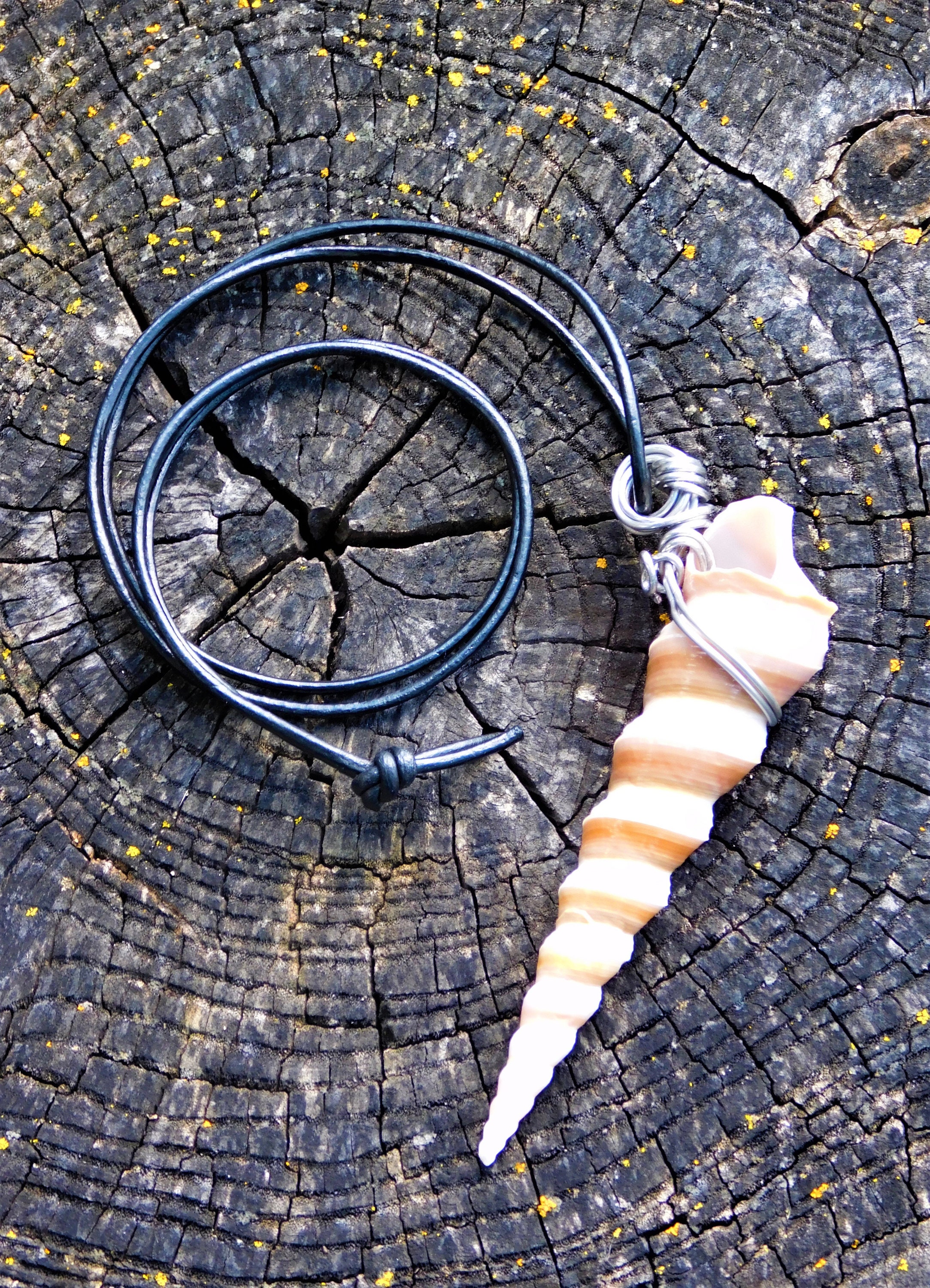 Magical Handmade Wire Wrapped Unicorn Horn- Conical Turritella Spiral ...