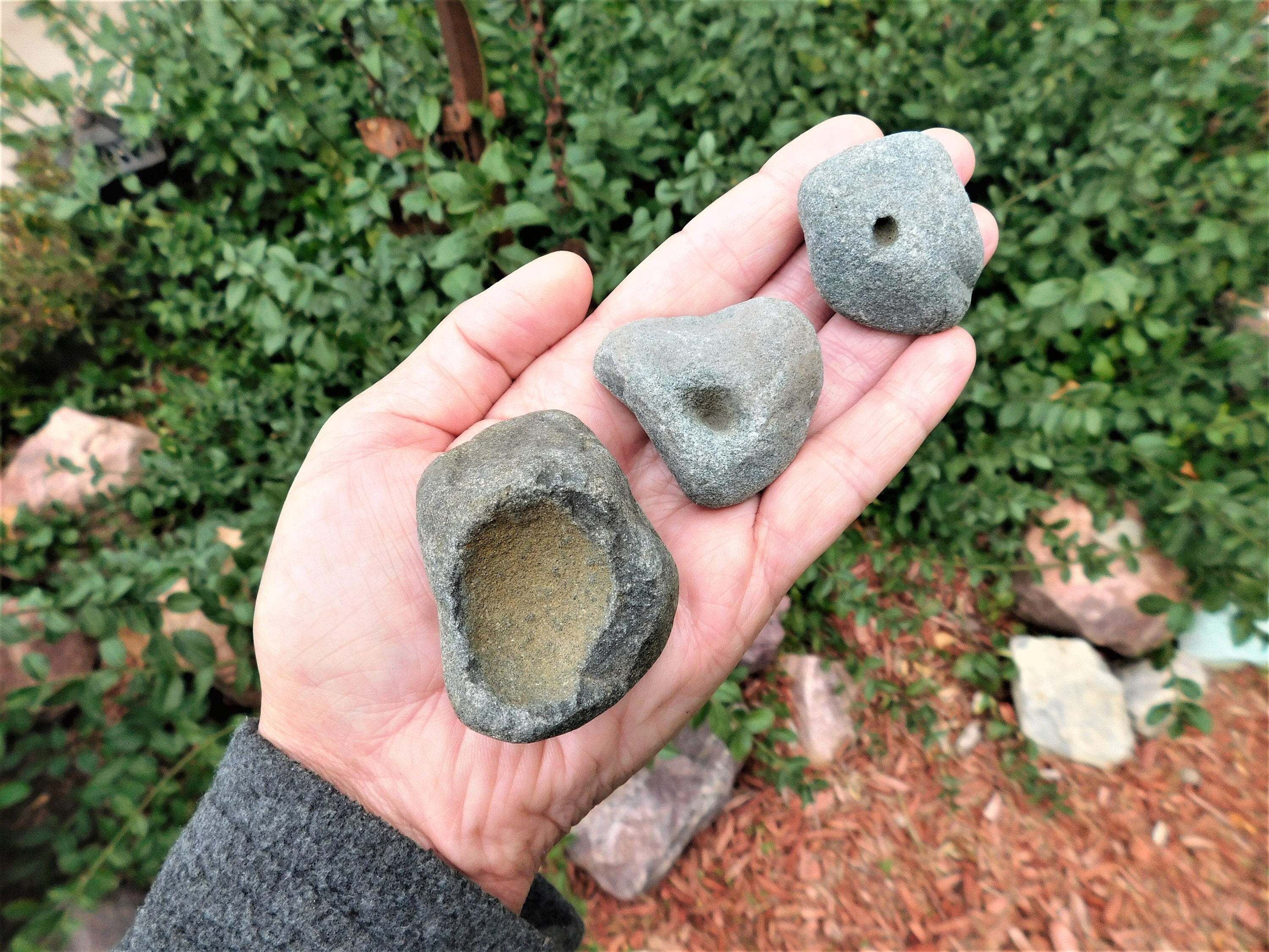 Three Natural Beautiful Large- XXLarge Raw Omar- Omarolluk Fairy Holey ...