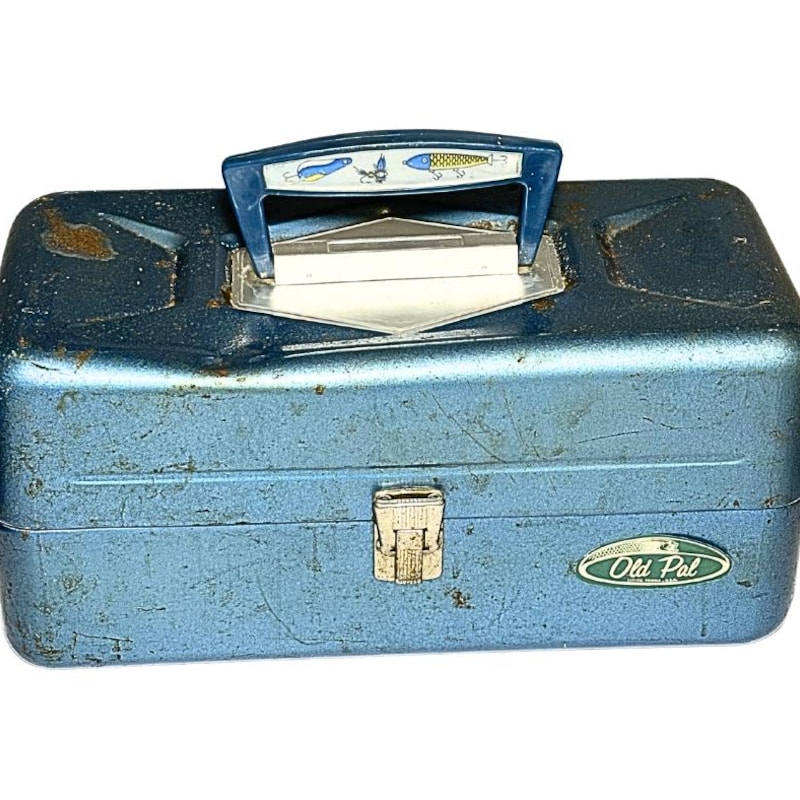 Old Metal Tackle Boxes - Etsy