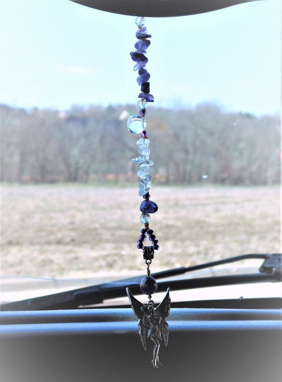 Whimsical Crystal Quartz Purple Amethyst Gemstone Fairy | Etsy