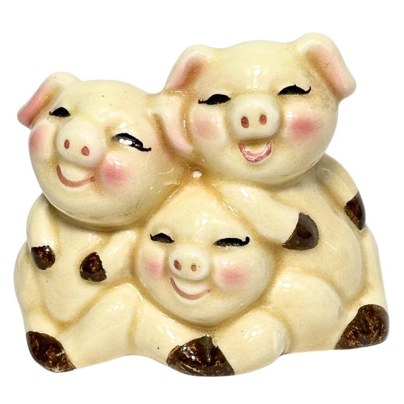 Ceramic Toothpick Pig - Etsy