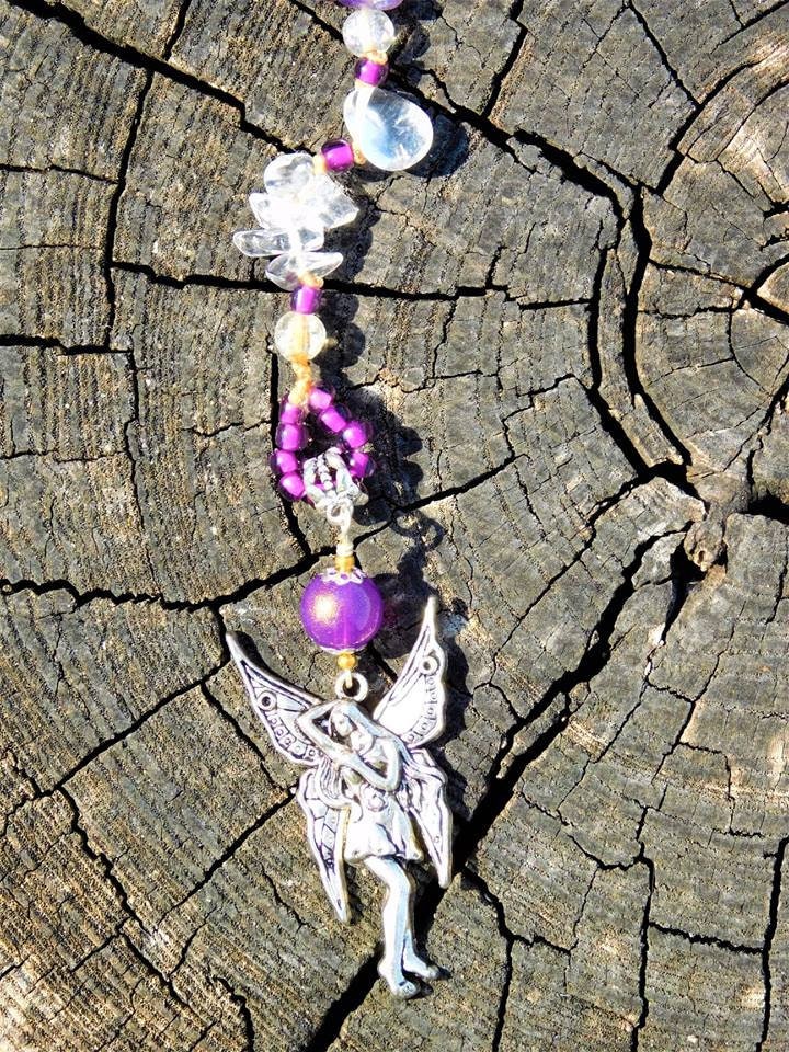 Whimsical Crystal Quartz- Purple Amethyst Gemstone Fairy Blessings ...