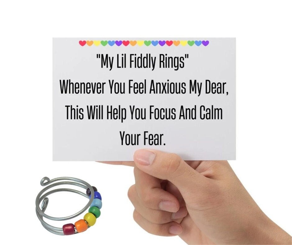 Handmade Wire Wrapped-Stainless Steel My Lil Fiddly Rainbow Beaded ...