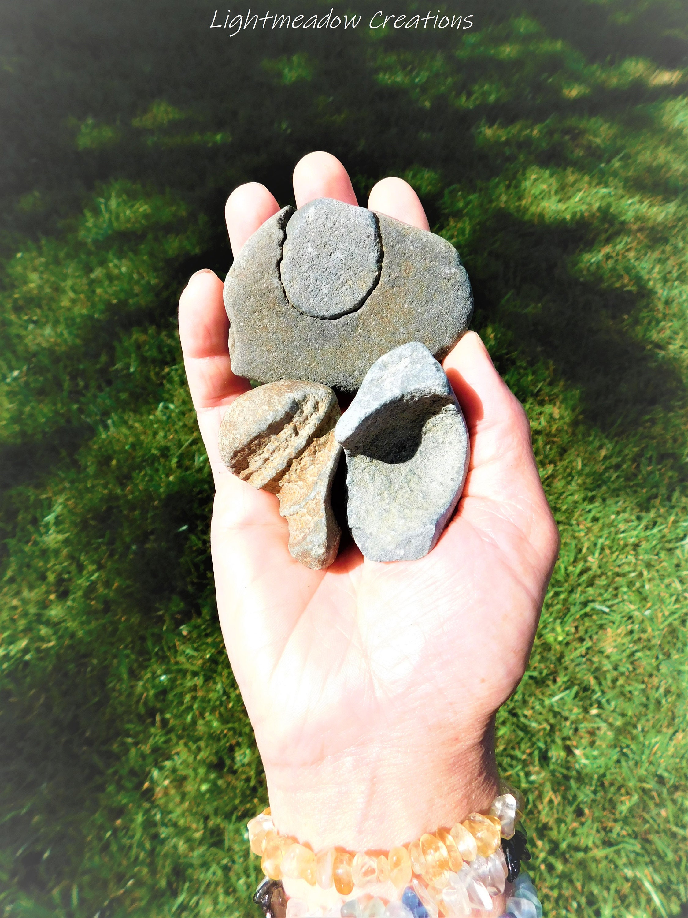 Three Natural Beautiful Large- XXLarge Raw Omar- Omarolluk Fairy Holey ...