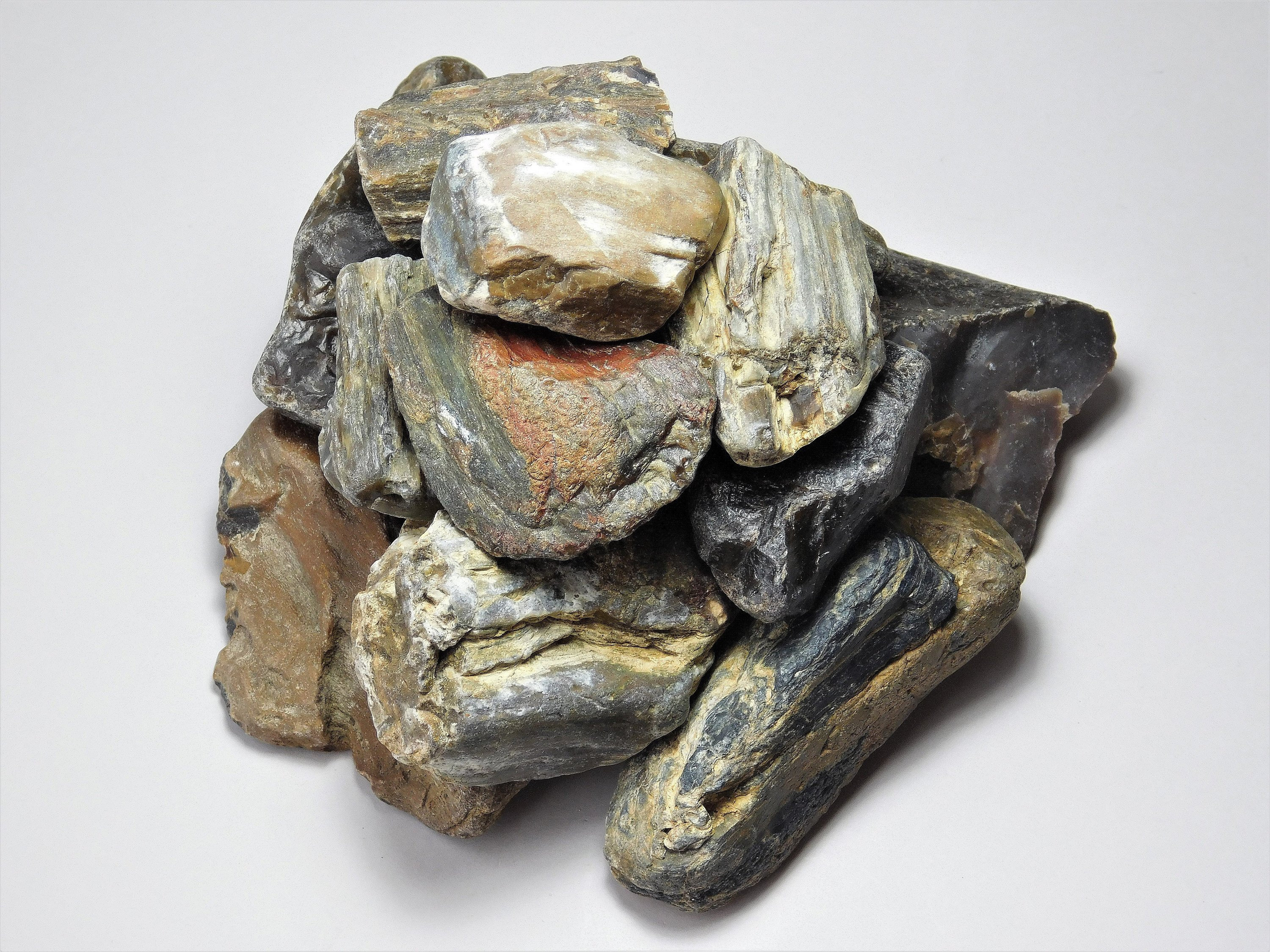 Stones By The Pound- One Pound- 16 oz. Large- XXLarge Raw Agate/ Jasper ...