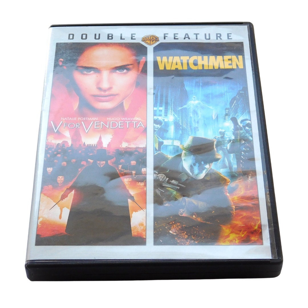 V for Vendetta Watchmen Double Feature DVD Movie Video - Etsy