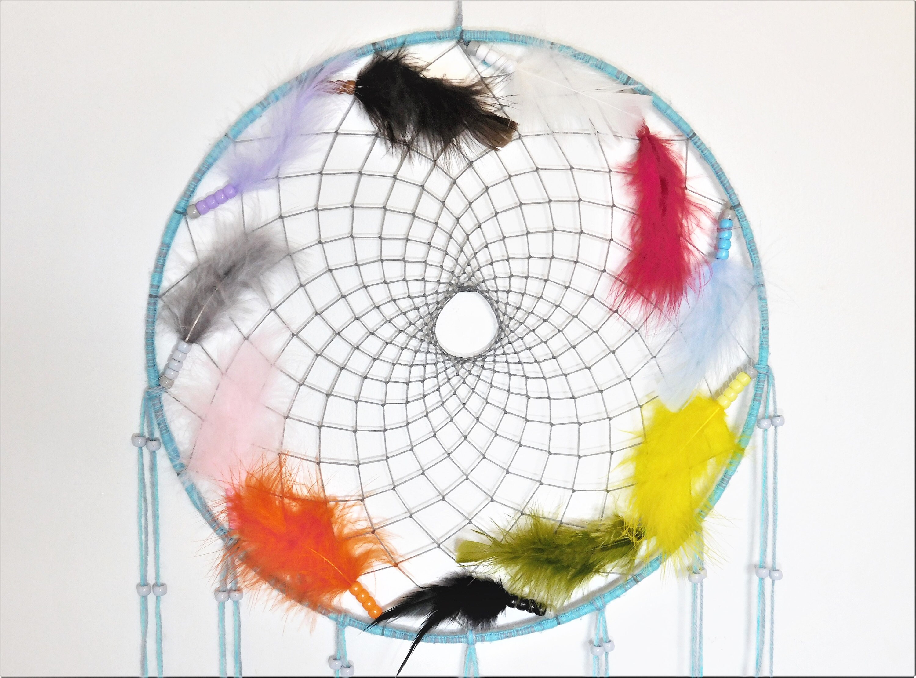 Blue/ Multi Color Spiritual Connections Angel Inspired Find A Feather ...