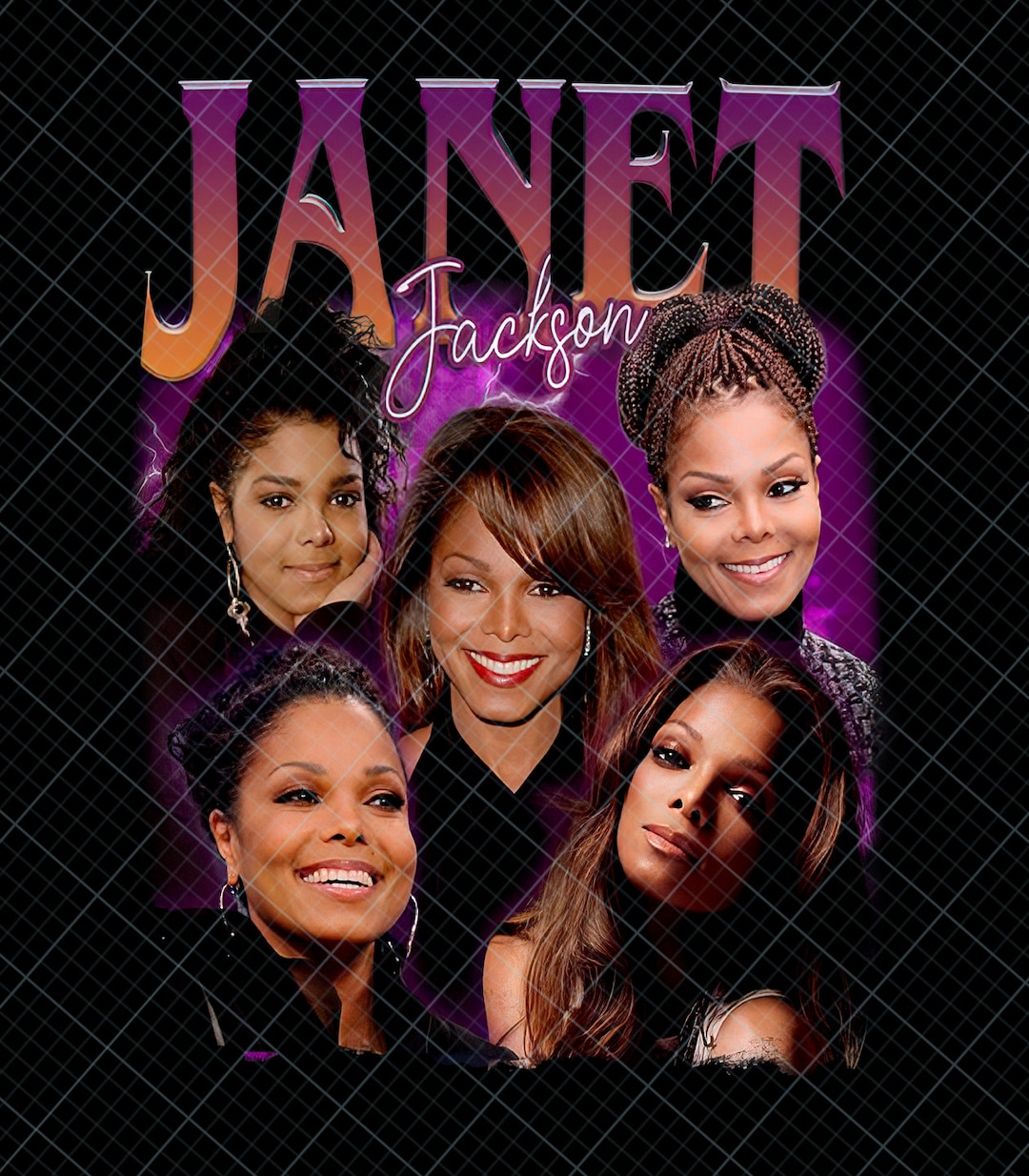 Janet Jackson Png , Janet Jackson Tshirt Design, Ready to Print ...