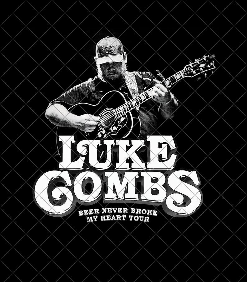 Luke Combs PNG, Luke Combs Tour 2024 Design, Luke Combs Digital, Luke ...