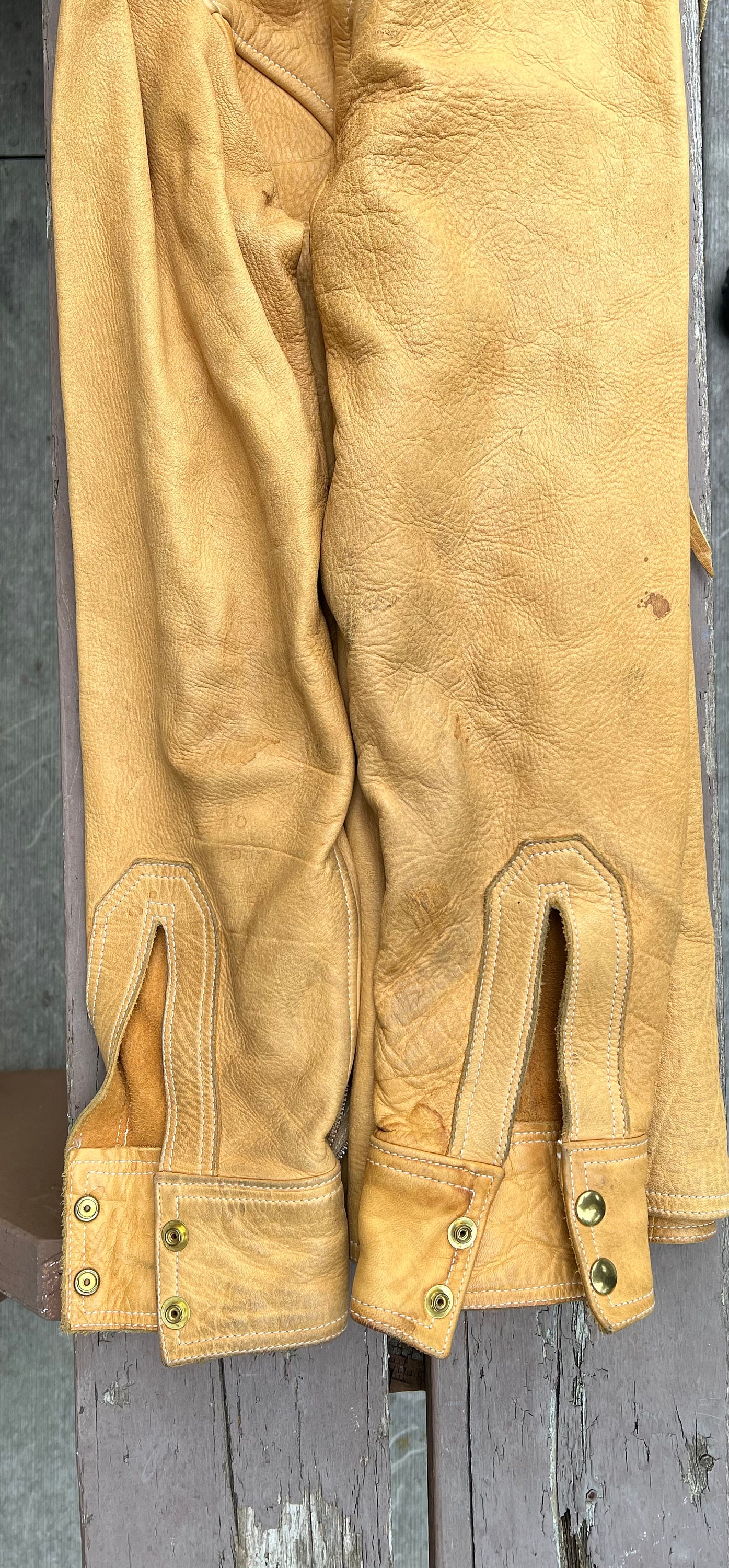 Unisex Leather Pullover Handmade Natural Color Brown Leather - Etsy