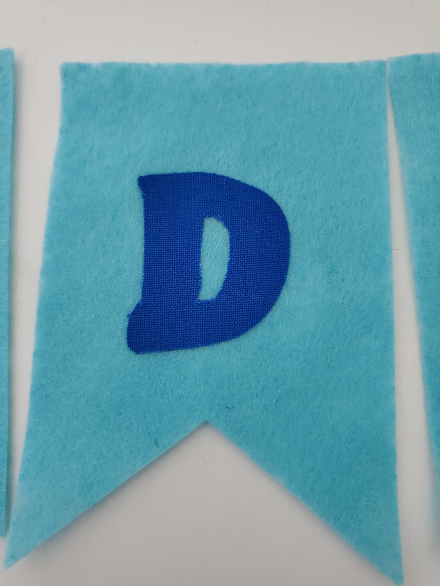 Happy Birthday Banner - Blue - 2.75"x4" Flags With Balloons - Etsy