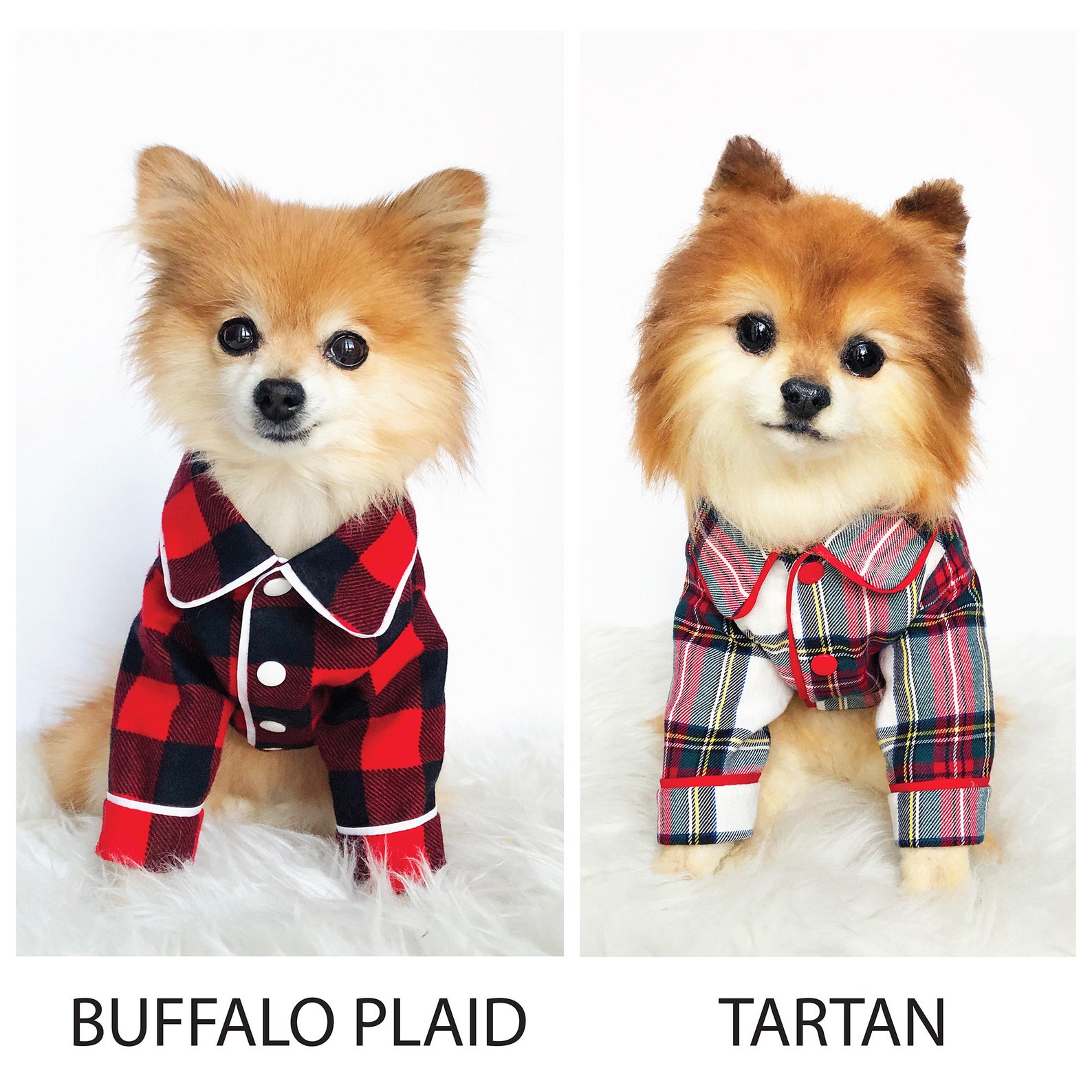 Dog Buffalo Plaid Pjs, Tartan Pajamas, Puppy Shirts, Puppy Pjs Shirt ...