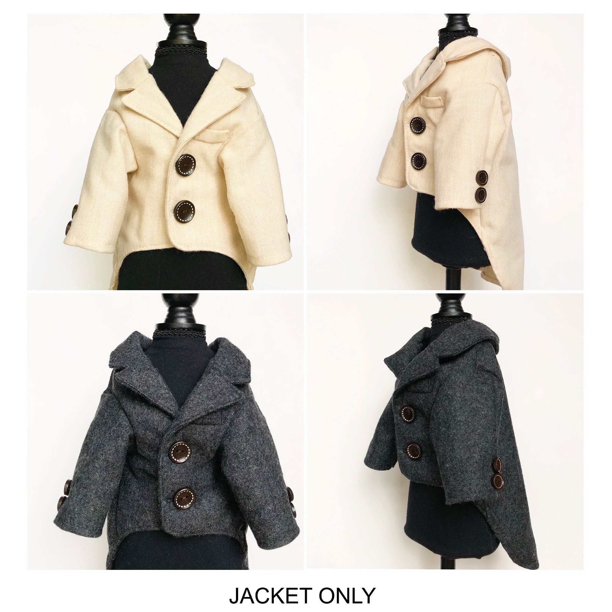 Dog Fall Winter Vest Suit Jacket Formal Dog Tuxedo Pet - Etsy