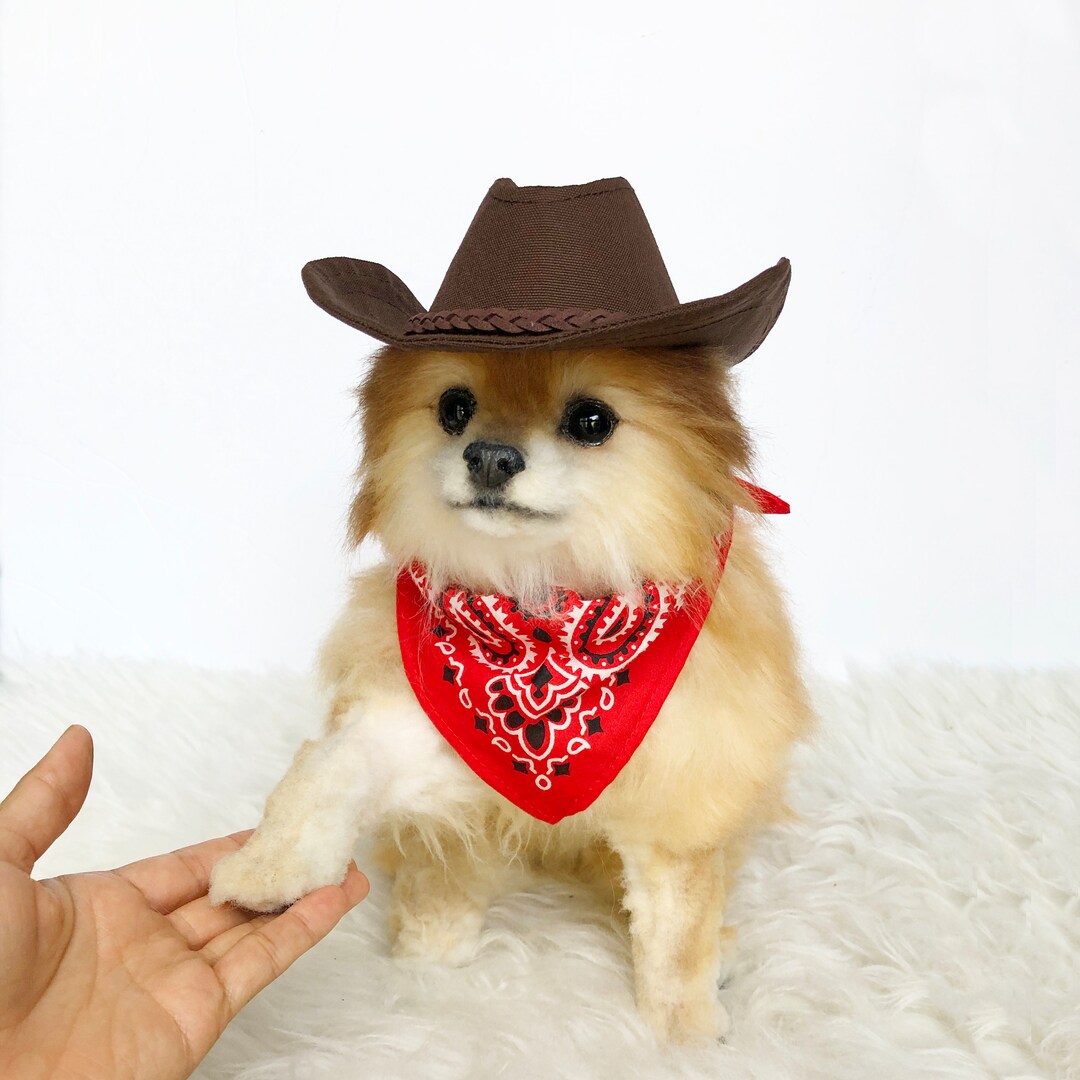 Western Cowboy Hat for DOGS CATS HANDMADE Dog Hats Dog - Etsy