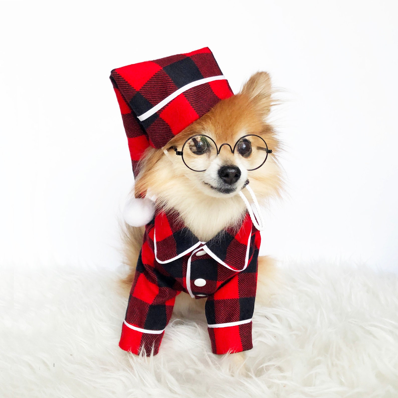 Dog Buffalo Plaid Pjs, Tartan Pajamas, Puppy Shirts, Puppy Pjs Shirt ...