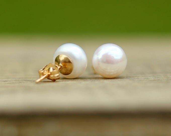 SELECT Size-one Pair White/ivory Pearl Earrings,christmas,ivory Pearl ...