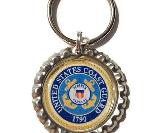 Coast Guard Keychain - Etsy
