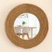 Jute Mirror, Jute Rope Mirror, Mediterranean Decoration, Natural Mirror ...