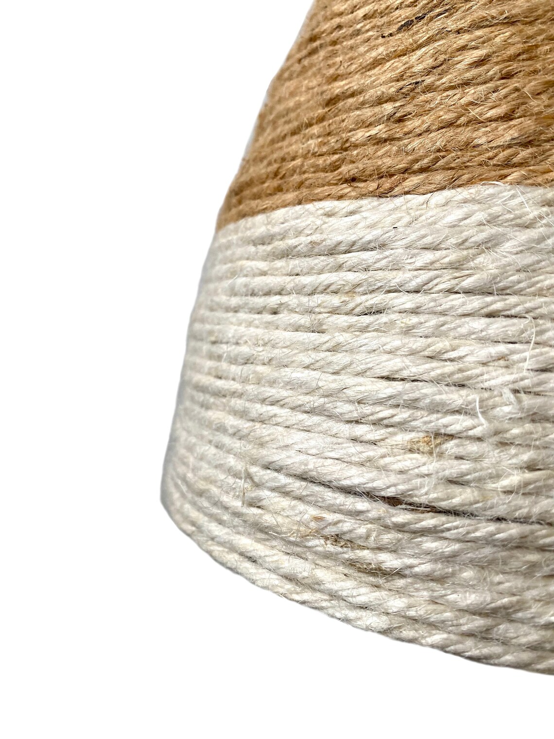 Pendant Lamp Jute Boho and Rustic Style Jute Ceiling Lamp | Etsy