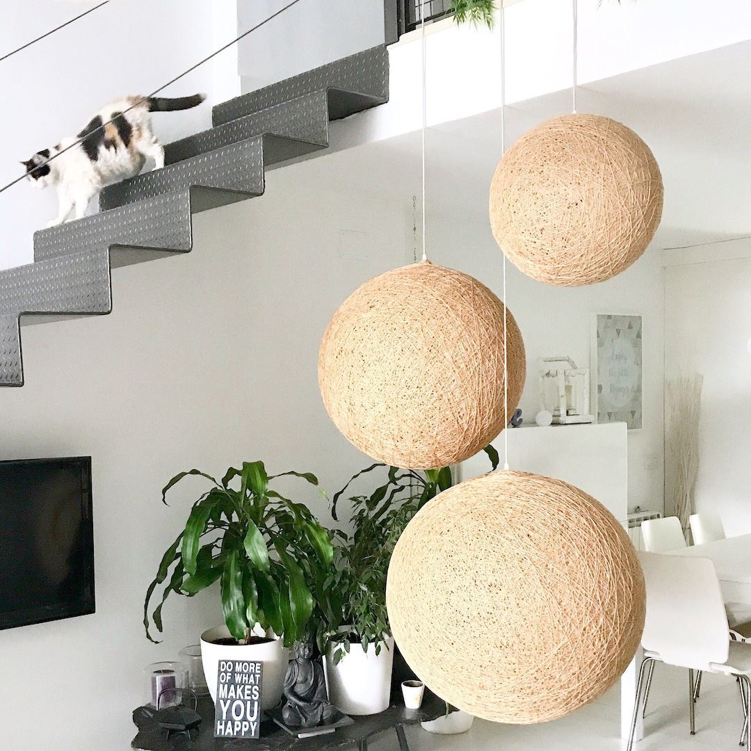 3 Large Globes Pendant Lights, Chandeliers & Pendant Lights, Pendant ...