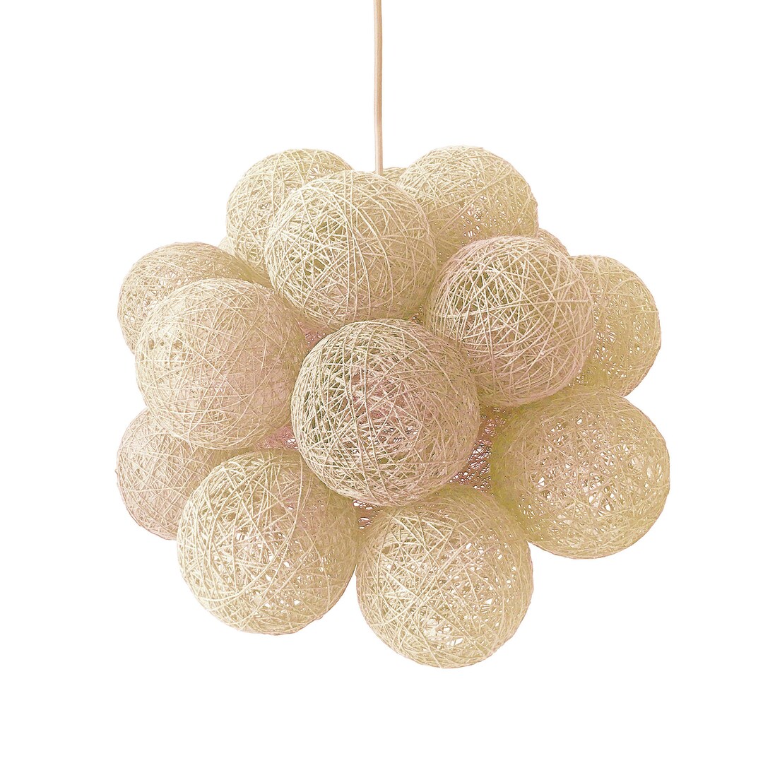 Beige Nordic Pendant Light, Modern Pendant Lamp, Plug in Pendant ...