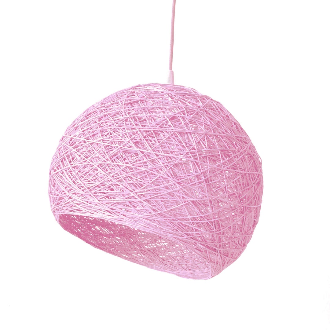 Lámpara de techo minimalista rosa, Lámpara colgante moderna ...