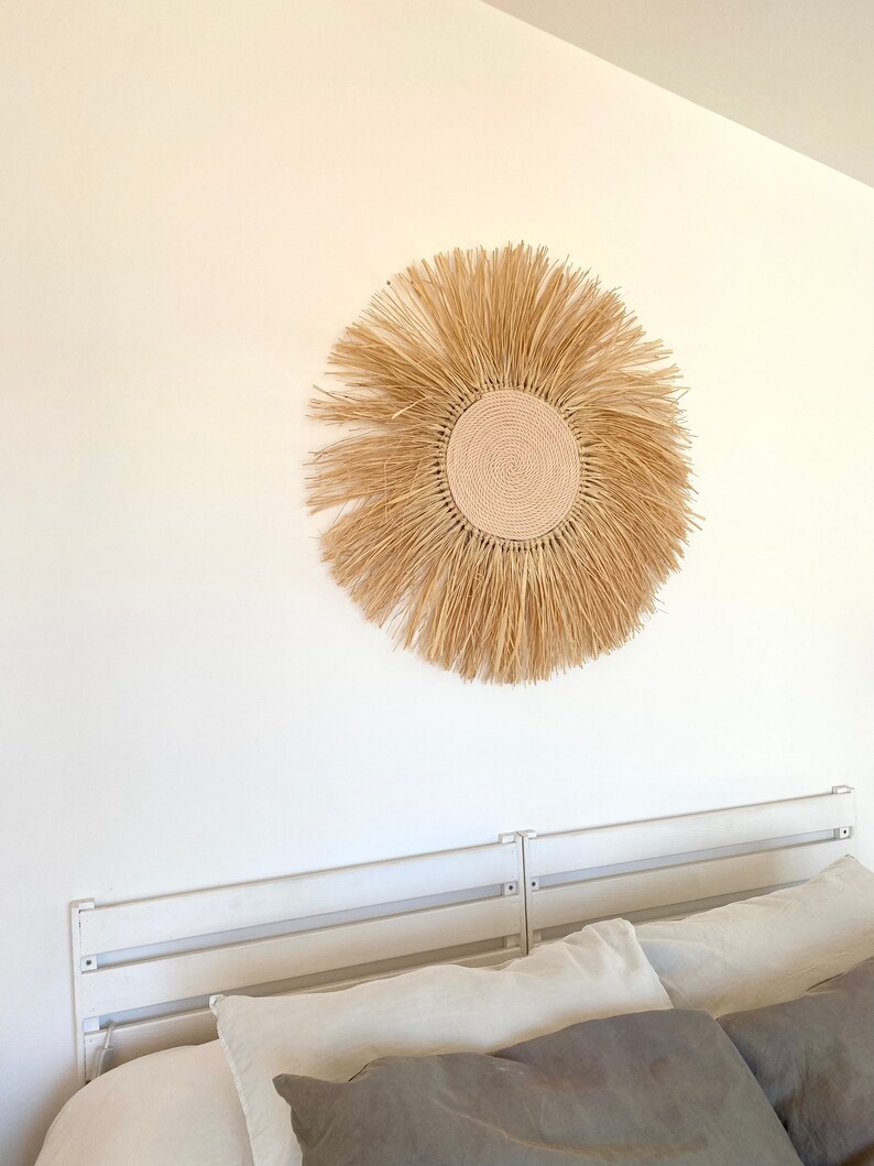 Rattan Wall Decor Round Wall Decor Rattan Home Decor Boho - Etsy