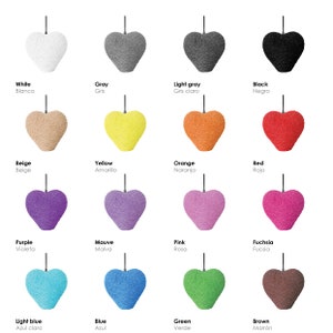 Red Hanging Light Heart, Kids Pendant Light, Nursery Pendant Lamp ...