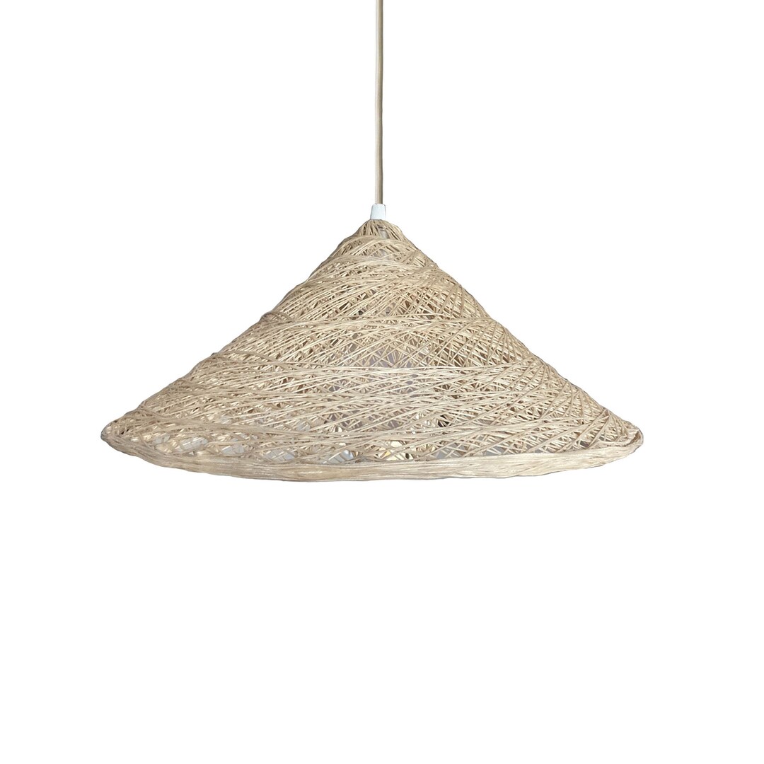 Beige Pendant Lamp Boho Style, Pendant Light Plug In, Pendant Lights ...