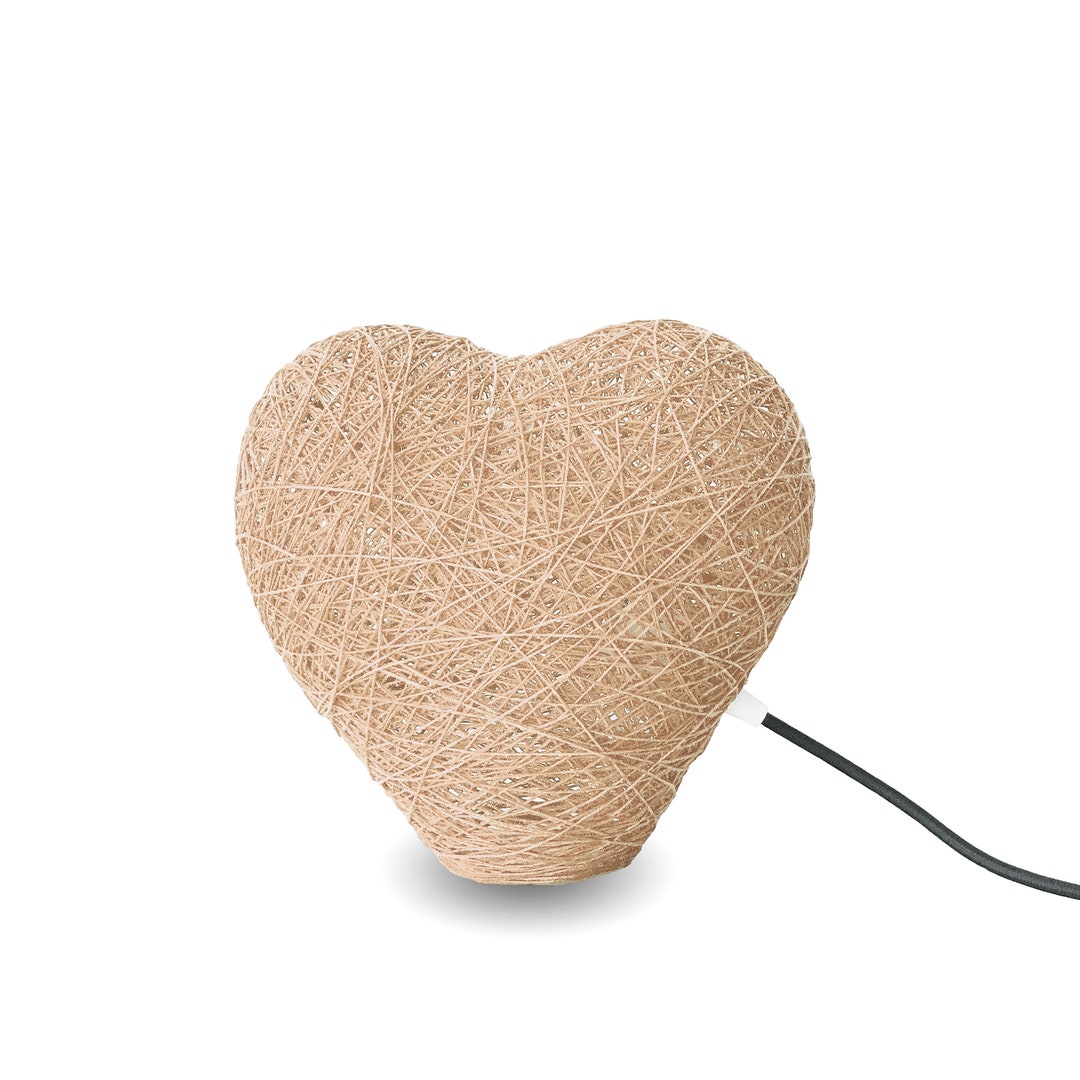 Beige Modern Heart Floor Lamp, Nursery Lighting, Modern Floor Lamp ...