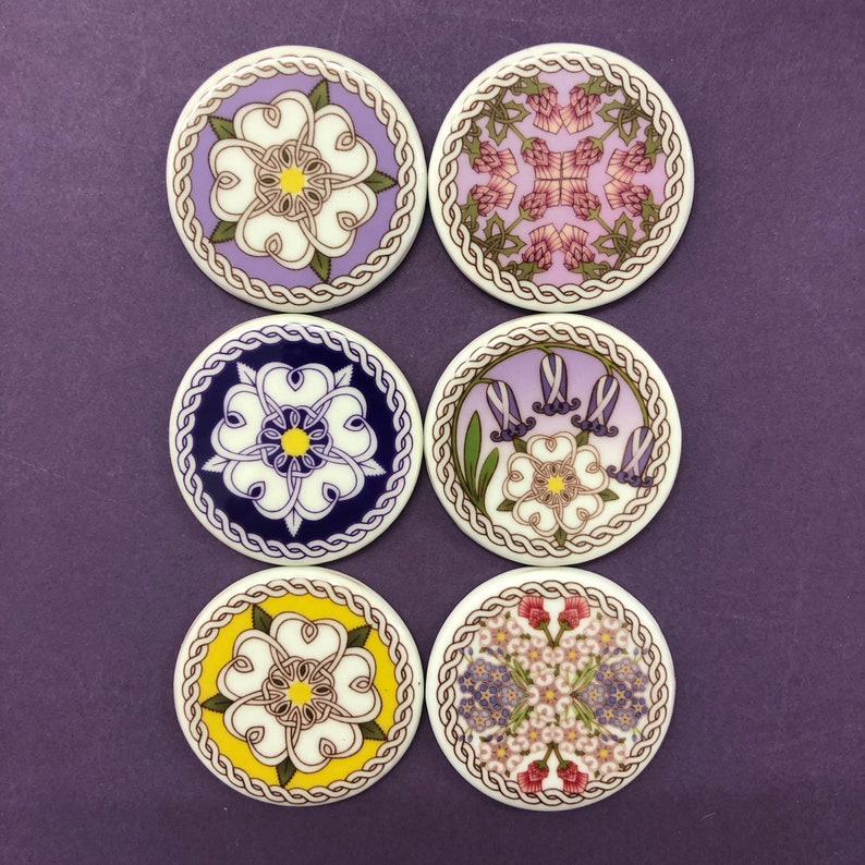 Highland Celtic Art Jacobite Rose Collection Brooches | Etsy