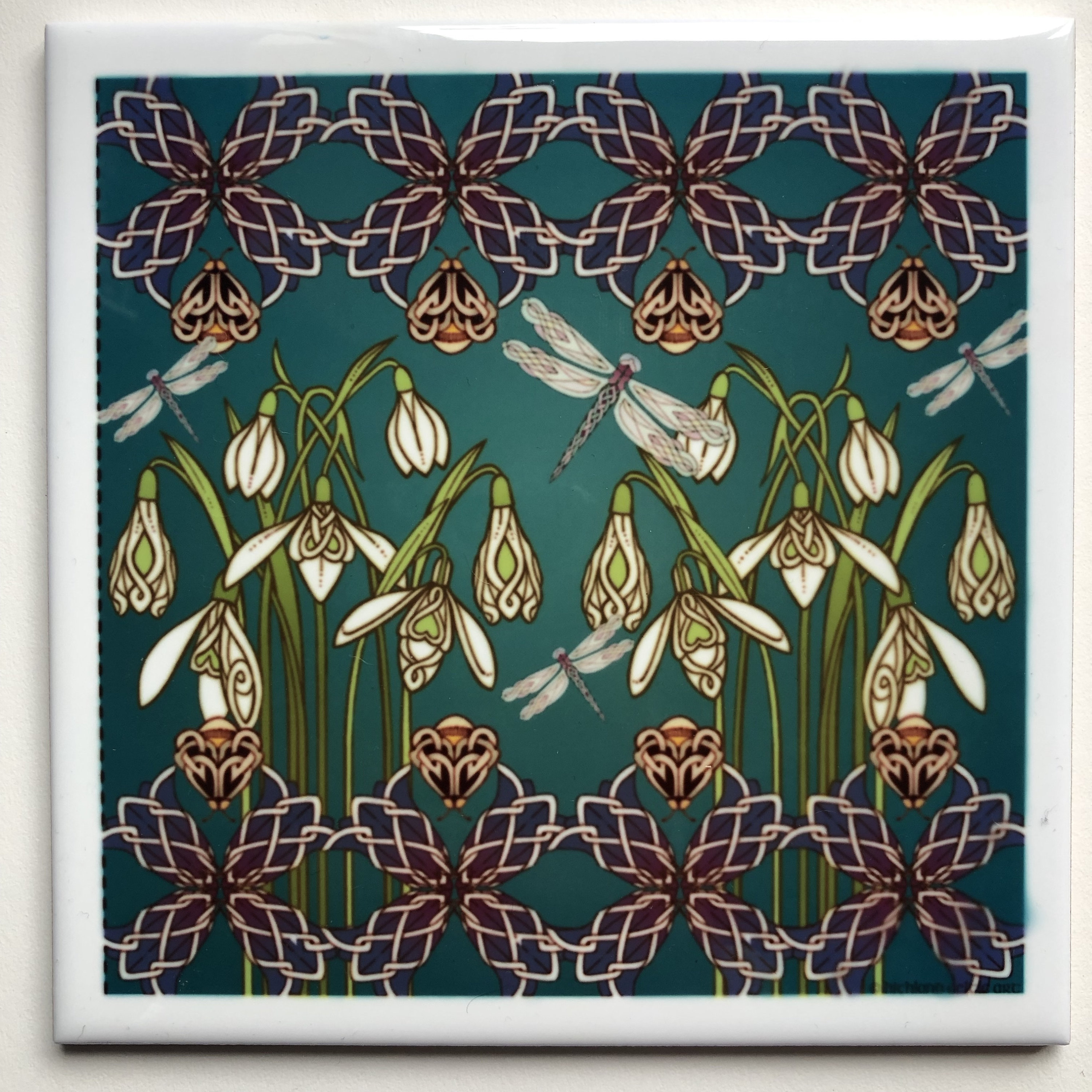 Highland Celtic Art Ceramic Tiles | Etsy UK