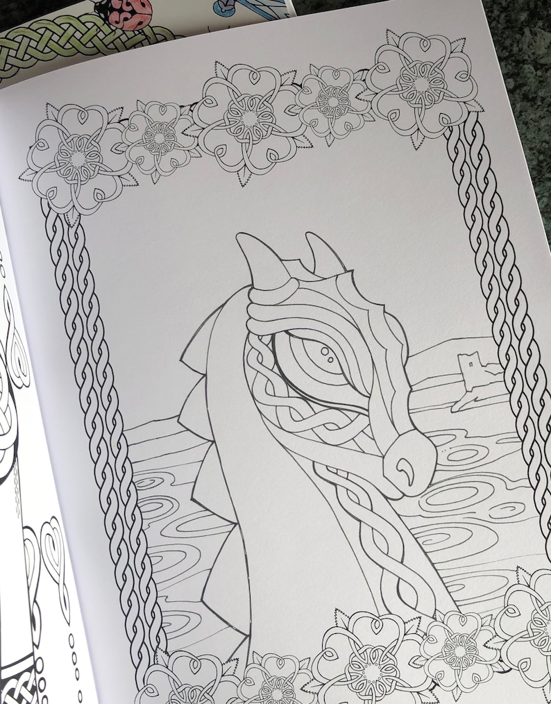 Celtic Art Colouring Book 2 - Etsy UK