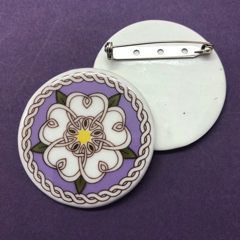 Highland Celtic Art Jacobite Rose Collection Brooches | Etsy
