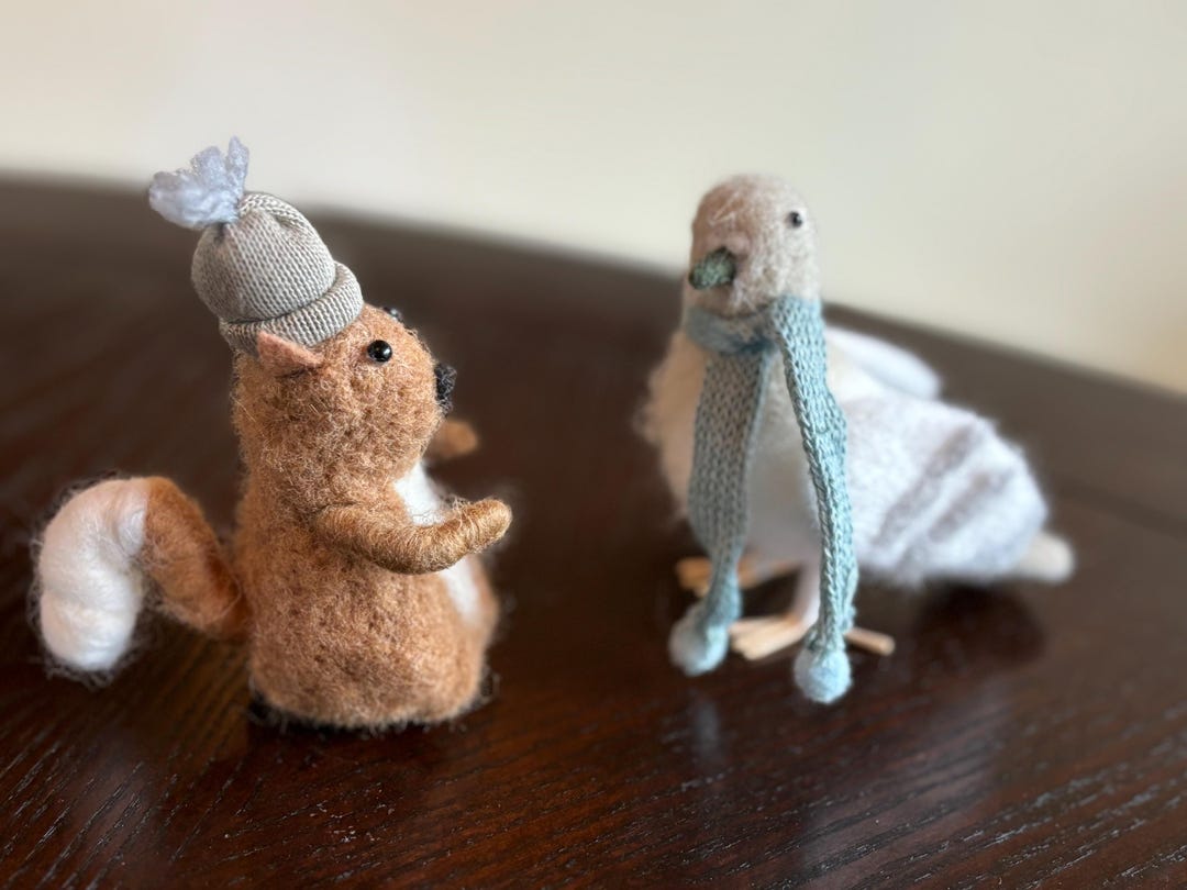 Target Wondershop Decor Mini Figures, Felt Duo Pair Christmas NEW 2024 ...