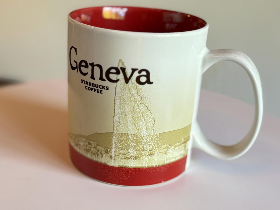 Starbucks Geneva Mug 16 Oz Global Icon City Series Ceramic Coffee Cup ...