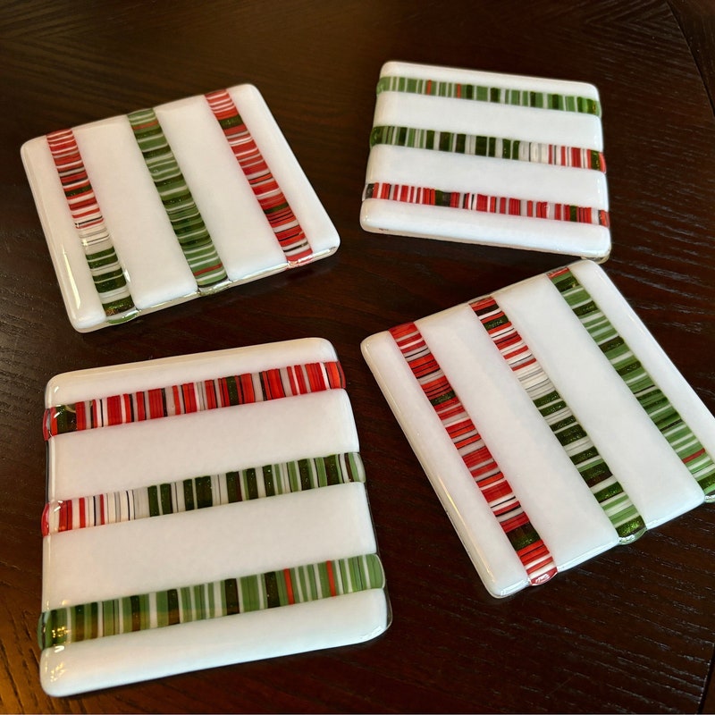 Fused Glass Coasters - Etsy