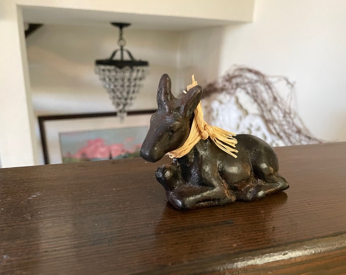 Jan Barboglio Blessing Burro Donkey Figurine, SMALL Hand Forged Iron ...