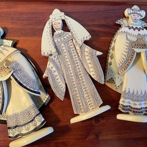 Silvestri Nativity Figures, 3 Wise Men, Handcrafted SP for Silvestri ...