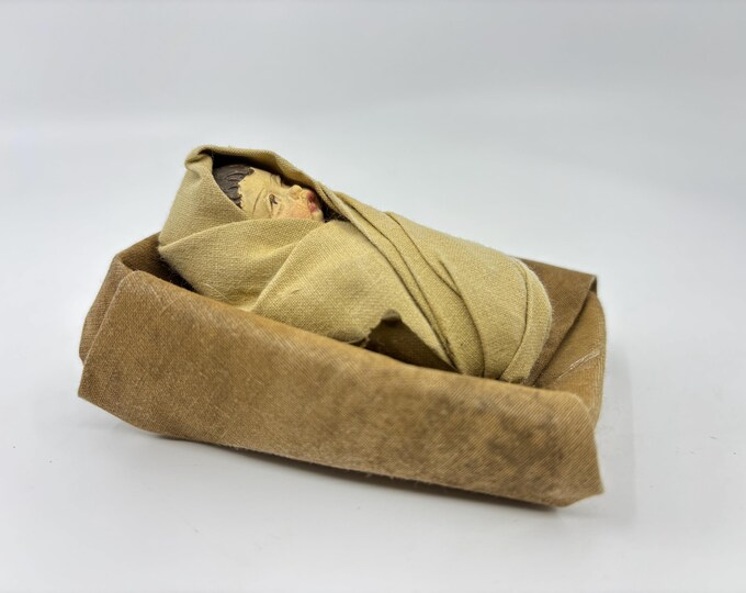 Vintage Baby Jesus Figure by Lillian Vernon – Fabric Mache Nativity, 3. ...