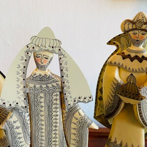 Silvestri Nativity Figures, 3 Wise Men, Handcrafted SP for Silvestri ...