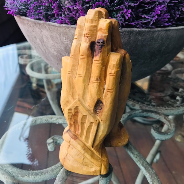 Praying Hands Rosary Holder - Etsy