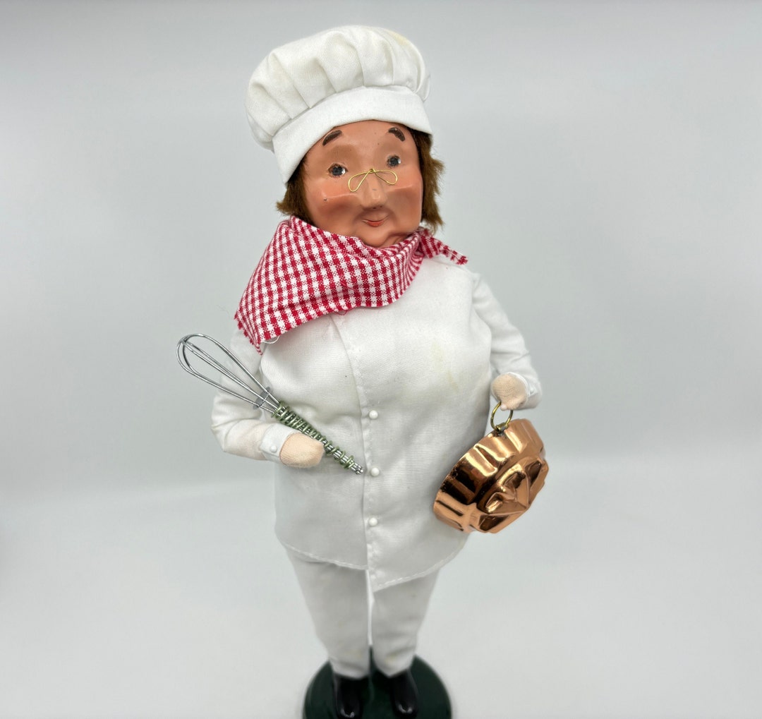 Byers Choice Figure Chef Figurine, Gift for Cook or Baker, Copper and ...