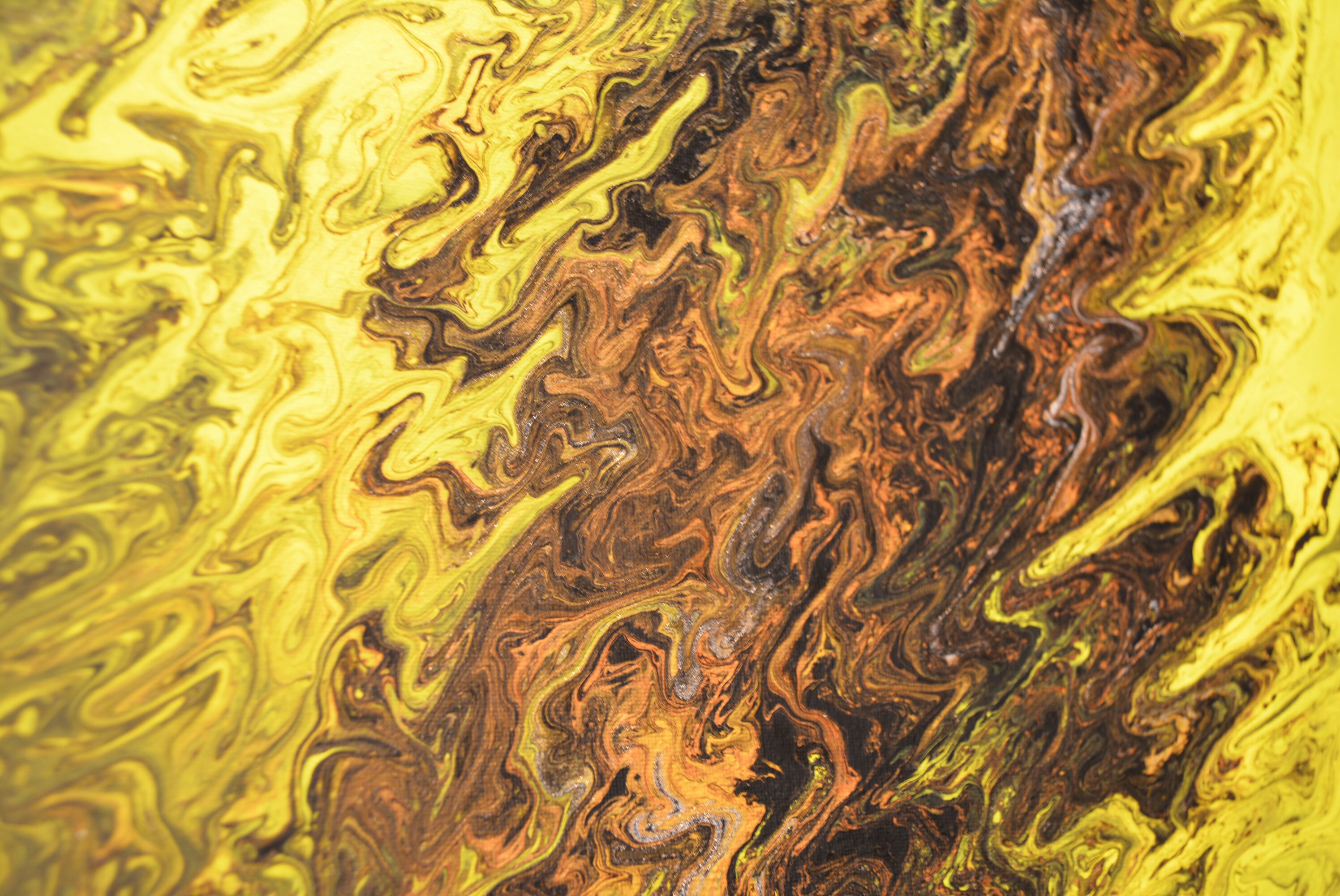 20 X 16" -- Uranium Leak -- Premium Acrylic Paint Artworks - QUALITY ...