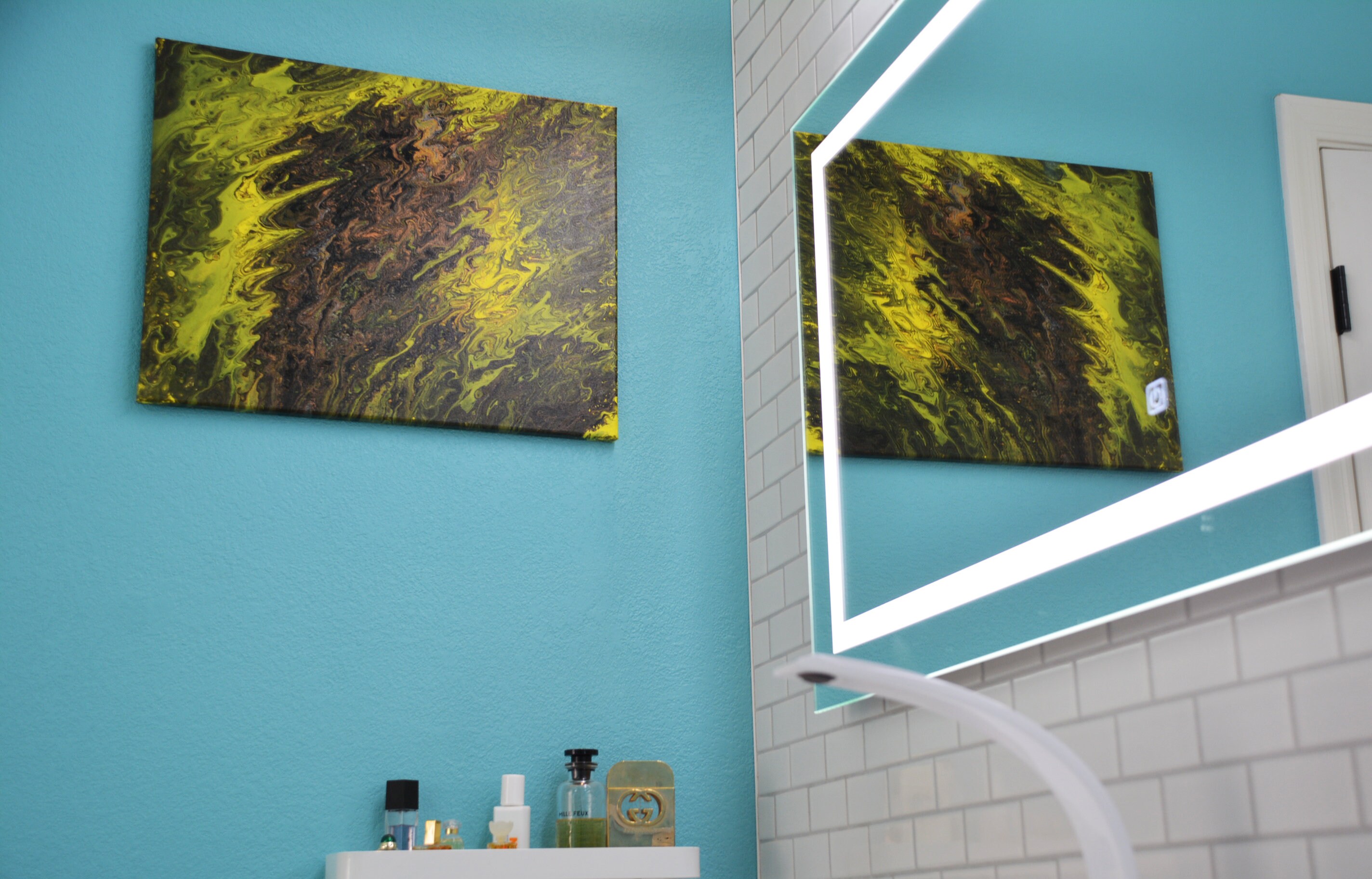 20 X 16" -- Uranium Leak -- Premium Acrylic Paint Artworks - QUALITY ...